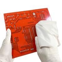China Microfiber Industrial IPA Clean Room Wipes 20x20cm with 120 g/m² Basis Weight and 70% Isopropyl Alcohol for sale