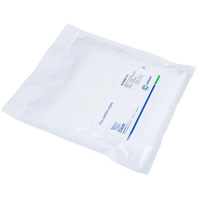 China 9 Inch Laser Sealed Pre-Saturated IPA Wipes 70% Isopropyl Alcohol for Semiconductor Clean Room with 120 g/m² Basis Weight for sale