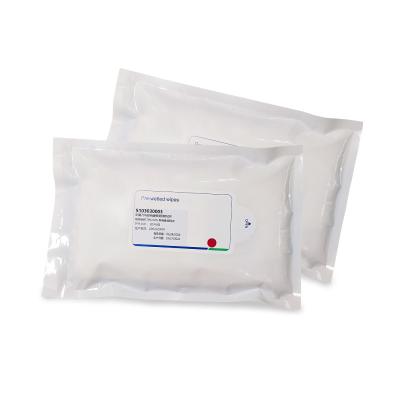 China Disposable Sterile Cleanroom Wipes 120 gsm Polyester Knit for Pharmaceutical Labs ISO 5-8 for sale