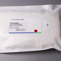 China Disposable Sterile Cleanroom Wipes 120 gsm Polyester Knit for Pharmaceutical Labs ISO 5-8 for sale