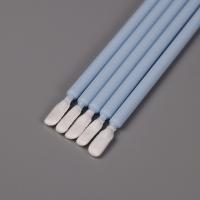China Blue Handle PP Stick Thermally Bonded Lint Free Microfiber Cleaning Swab 1000pcs for sale