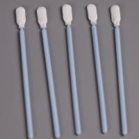 China Long Handle Lint Free Microfiber Cleanroom Swabs for Electronics with Polypropylene Handle and SGS/ISO Certification for sale