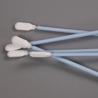 China Autoclavable Cleanroom Swab Double Layer Polyester Microfiber Swabs for sale