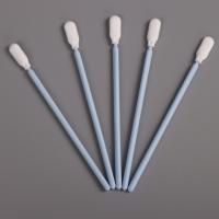 China Autoclavable Cleanroom Swab Double Layer Polyester Microfiber Swabs for sale