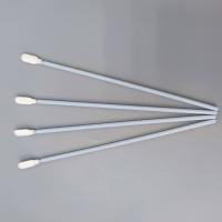 China Long Handle Lint Free Microfiber Cleanroom Swabs for Electronics with Polypropylene Handle and SGS/ISO Certification for sale