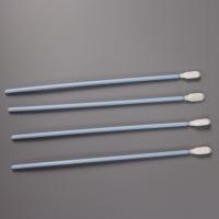 China Long Handle Lint Free Microfiber Cleanroom Swabs for Electronics with Polypropylene Handle and SGS/ISO Certification for sale