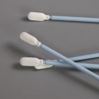 China Long Handle Lint Free Microfiber Cleanroom Swabs for Electronics with Polypropylene Handle and SGS/ISO Certification for sale