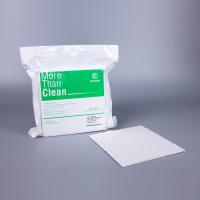 China 6x6 Microfiber Antistatic Cleanroom Wipes - 228 g/m² Basis Weight with 1.62 mL/g Absorbency for sale