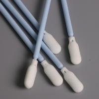 China FS746 Blue Handle Flexible Head Foam Swab - 100 PPI Polyurethane for Electronics & Optics Cleaning for sale