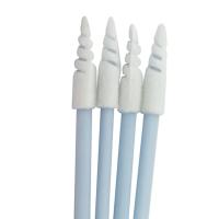 China Medical Grade Pointed Spiral Head Foam Swab for Electronics Cleaning - 2 Sizes Available for Precision Applications for sale