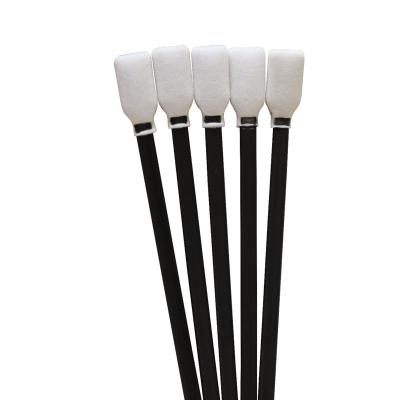 China FS712 100 PPI Dust-Free Square Head Cleanroom Sponge Foam Tip Swab Stick for Optical Equipment Cleaning for sale
