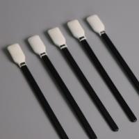 China FS712 100 PPI Dust-Free Square Head Cleanroom Sponge Foam Tip Swab Stick for Optical Equipment Cleaning for sale