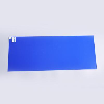 China 30-Layer Disposable Cleanroom Sticky Mat 24x36 Inch Blue with 30/40 Micron Film for Laboratory Contamination Control for sale