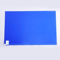 China 30-Layer Disposable Cleanroom Sticky Mat 24x36 Inch Blue with 30/40 Micron Film for Laboratory Contamination Control for sale