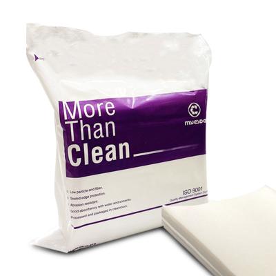 China 12 Inch 56gsm Cellulose Polyester Cleanroom Wipes - ISO Class 4 Certified Lint-Free Industrial Wipers for sale