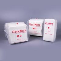 China M-3 Series Super Tough Non-Woven Cleanroom Wipes 250x250mm 35gsm Cross Lapping for sale