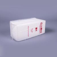 China M-3 Non-Woven Cleanroom Wiper 250x250mm 35gsm Polyester Lint Free A4 Format for sale