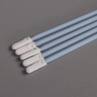 China Disposable Thermally Bonded Polyester Fiber Lens Cleaning Swab for PCB 10cm for sale