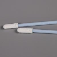 China Disposable Thermally Bonded Polyester Fiber Lens Cleaning Swab for PCB 10cm for sale