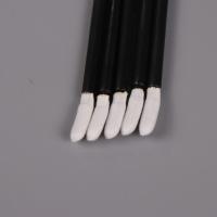 China Twisted Tip Double Head Class 100 Sealed Polyester Cloth Cleanroom Swab Stick 15cm for sale