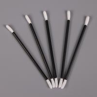 China Twisted Tip Double Head Class 100 Sealed Polyester Cloth Cleanroom Swab Stick 15cm for sale