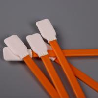 China PS707 Cleanroom Industrial Cleaning Sterile Double Layered Polyester Knit Head Gun Cleaner Swab 100pcs per Bag for sale