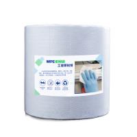 China 500pcs Industrial Viscose Dry Wipes 25x37cm 56GSM Oil Absorbent Paper Roll ROHS Certified for sale