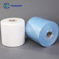 China 500pcs Industrial Viscose Dry Wipes 25x37cm 56GSM Oil Absorbent Paper Roll ROHS Certified for sale