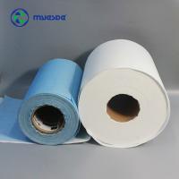 China 25cm x 37cm 500pcs 68g Polyester Nonwoven Cleanroom Paper - High Absorption Industrial Wiping Fabric for sale