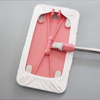 China Steel Socket Cleanroom Mop 30.5x49.5cm with Microfiber Reusable Head for ISO Class 3-8 Environments for sale