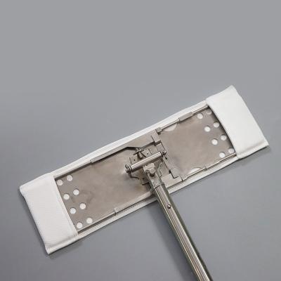China Large Surface ESD Cleanroom Mop 28cm Microfiber Head with 2-Second Water Absorption for ISO Class 3-8 Environments for sale