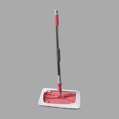 China Cleanroom Microfiber Polyester Dust-Free Mop 30.5×49.5cm with Detachable Head for ISO Class 3-8 Environments for sale