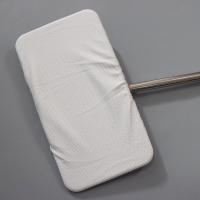 China Cleanroom Microfiber Folding Mop 30.5x49.5cm for ISO Class 3-8 Environments with Steel Frame for sale