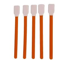 China PS707 Cleanroom Industrial Cleaning Sterile Double Layered Polyester Knit Head Gun Cleaner Swab 100pcs per Bag for sale