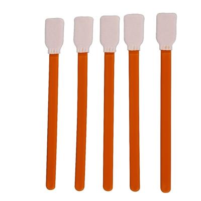 China PS707 Cleanroom Industrial Cleaning Sterile Double Layered Polyester Knit Head Gun Cleaner Swab 100pcs per Bag for sale