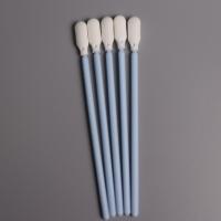China FS746 Blue Handle Flexible Head Foam Swab - 100 PPI Polyurethane for Electronics & Optics Cleaning for sale