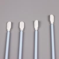 China Double Layer Polyester Tipped Swabs Industrial Disposable Cleanroom Cotton Buds For Electronics for sale