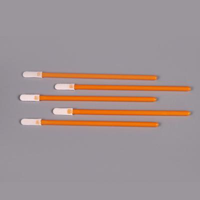 China 3.5mm Mini Head Microfiber Cleanroom Swab with ESD-Safe Polypropylene Handle for Electronics for sale