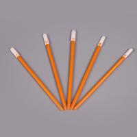 China 3.5mm Mini Head Microfiber Cleanroom Swab with ESD-Safe Polypropylene Handle for Electronics for sale
