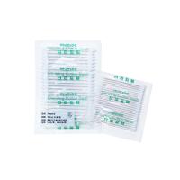 China Double Pointed Tip Cleanroom Swab Dust Free Sharp Point Long Cotton Buds 75mm for sale