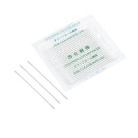 China Cleanroom Lint Free 75mm Double Tips Paper Stick Cotton Tipped Swabs 2.2mm Tip for sale
