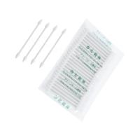 China Lint Free Cotton Swabs 76mm Cleanroom Swab Paper Rod Dust Removal Industrial Lab for sale