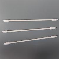 China Cleanroom Lint Free 75mm Double Tips Paper Stick Cotton Tipped Swabs 2.2mm Tip for sale