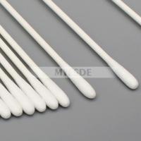 China Cleanroom Swabs Lint Free Cotton Buds 75mm Double Tip Q Tips for Electronics Industrial Use for sale