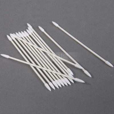 China Custom Lint Free Paper Handle Cleanroom Cotton Swab 81mm Long Pointed Tip for Electronic Cleaning for sale