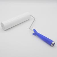 China Disposable ESD Cleanroom Sticky Roller 4-12 Inch with High Tackiness PE Adhesive for Dust Removal for sale