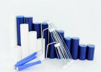 China Disposable Cleanroom Sticky Lint Roller - 100 Sheets, 4-12 Inch Sizes, ROHS Certified Dust Removal Adhesive for sale