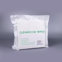 China 240g 2 Ply Cleanroom Wipers 9x9 Inch Sterile Lint Free Polyester Wipes for Biopharmaceutical for sale