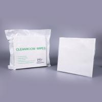 China 100% Polyester 240g Cleanroom Wipes 2 Ply 9x9 Inch Ultrasonically Sealed Edge for sale