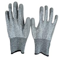 China Level 5 Cut Resistant Safety Gloves with PU Coating - 20-23cm Length, 0.9-1mm Thickness for Kitchen and Industrial Use for sale